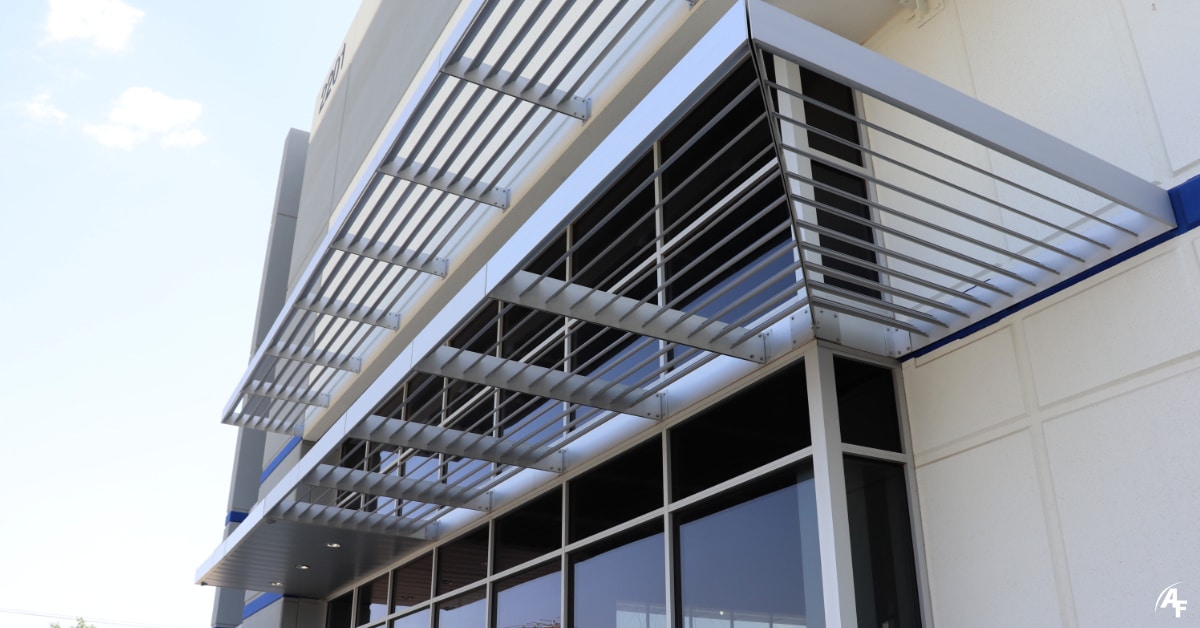Stadium Logistics Center | Atlas Canopy with Louvered Sunshades